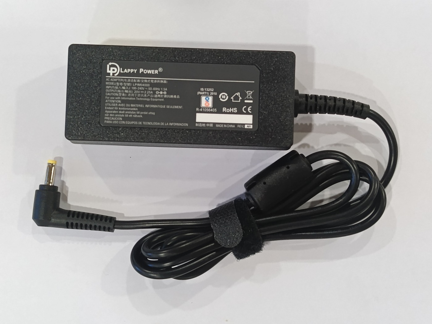 Laptop Adapter compatible for LENOVO (45W 2.25A 20V) - 4.0mm x 1.7mm Pin